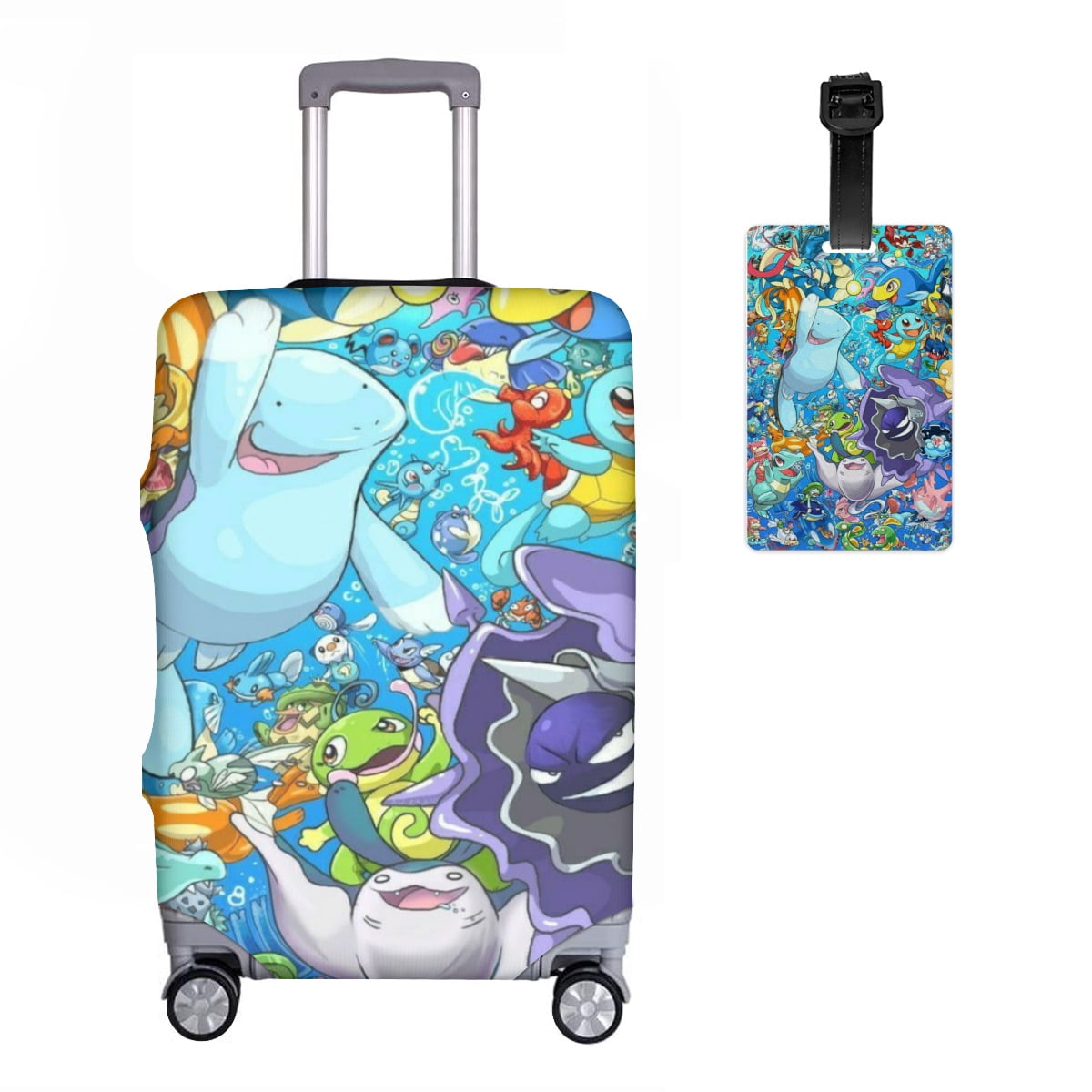 Pok×emon Anime Luggage Cover, Hard Shell Suitcase Cover with Luggage ...