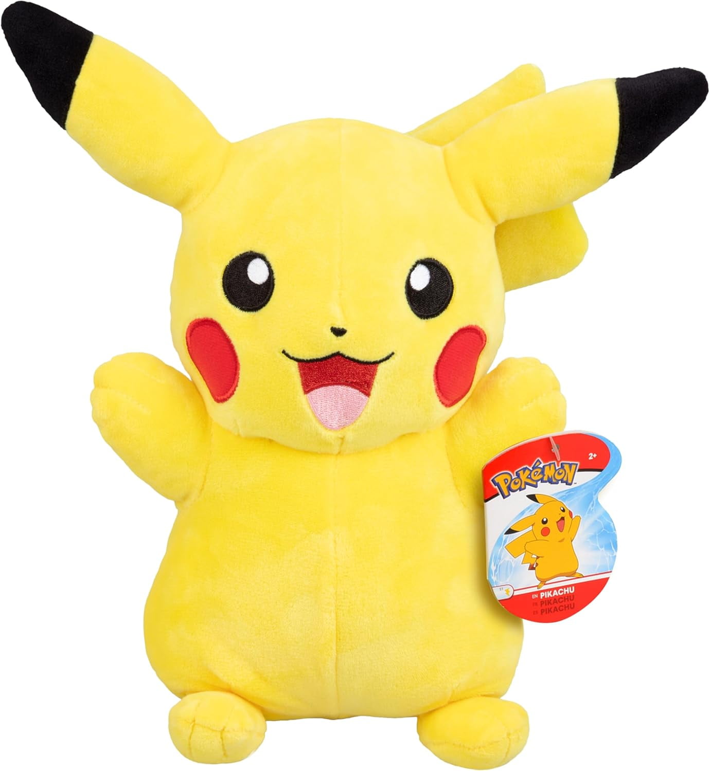 Free Shipping! Pokémon 12” Pikachu Plush, Soft and Cuddly Large Pokémon ...
