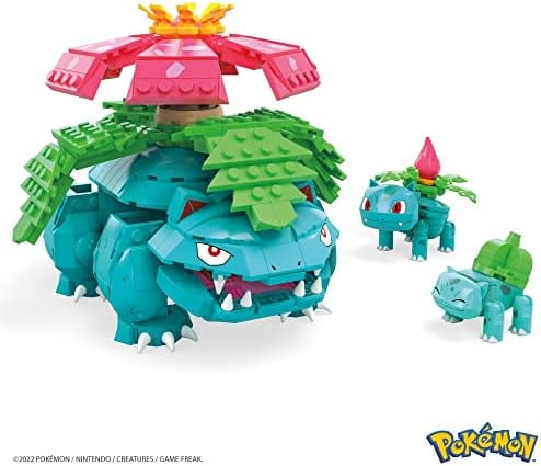 Pokémon Action Figure Building Toys, Bulbasaur Evolution Set with 622 ...