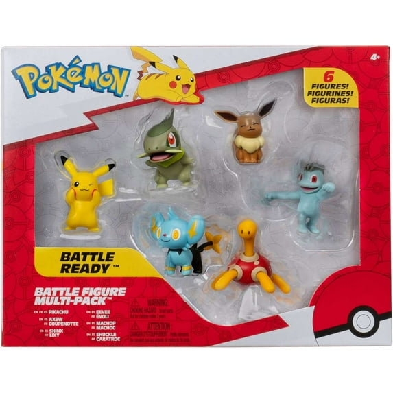 Pokémon Battle Figure 6 Pack - Features 2-Inch Battle Figures of ...