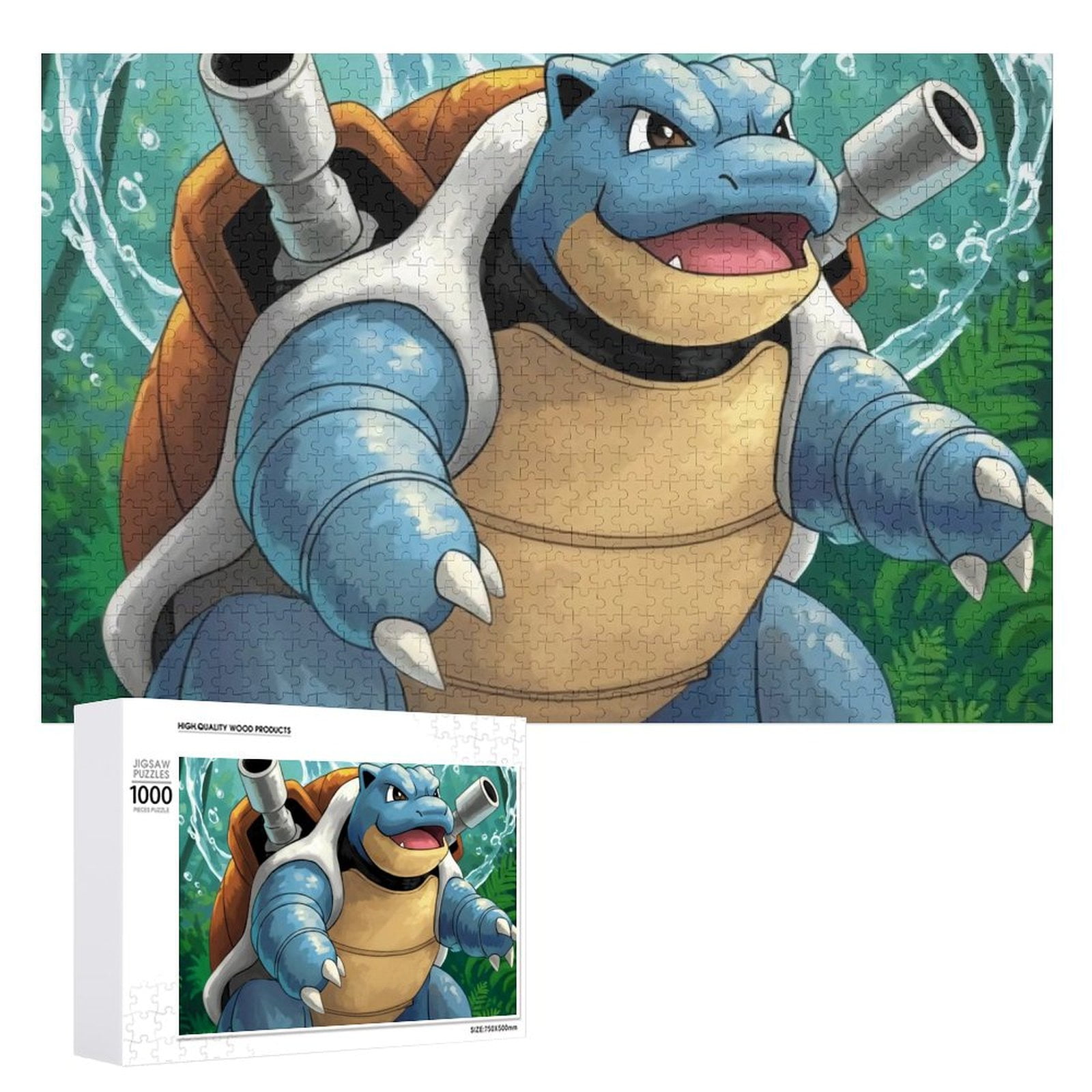Pokémon Blastoise Puzzles for Adults 1000 Pieces - Puzzles Challenging ...