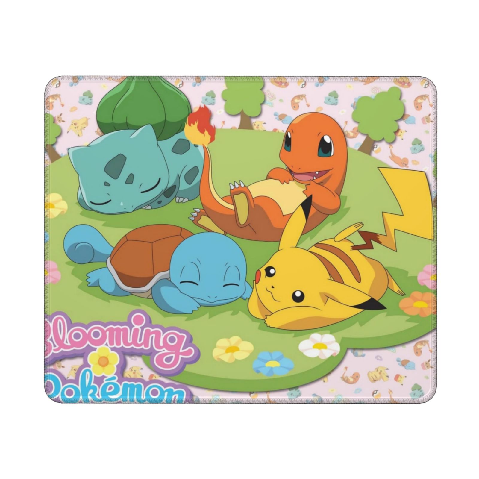 Pokémon-- Blooming Pokemon Mouse Pad,Extended Contour Mouse Mat for ...