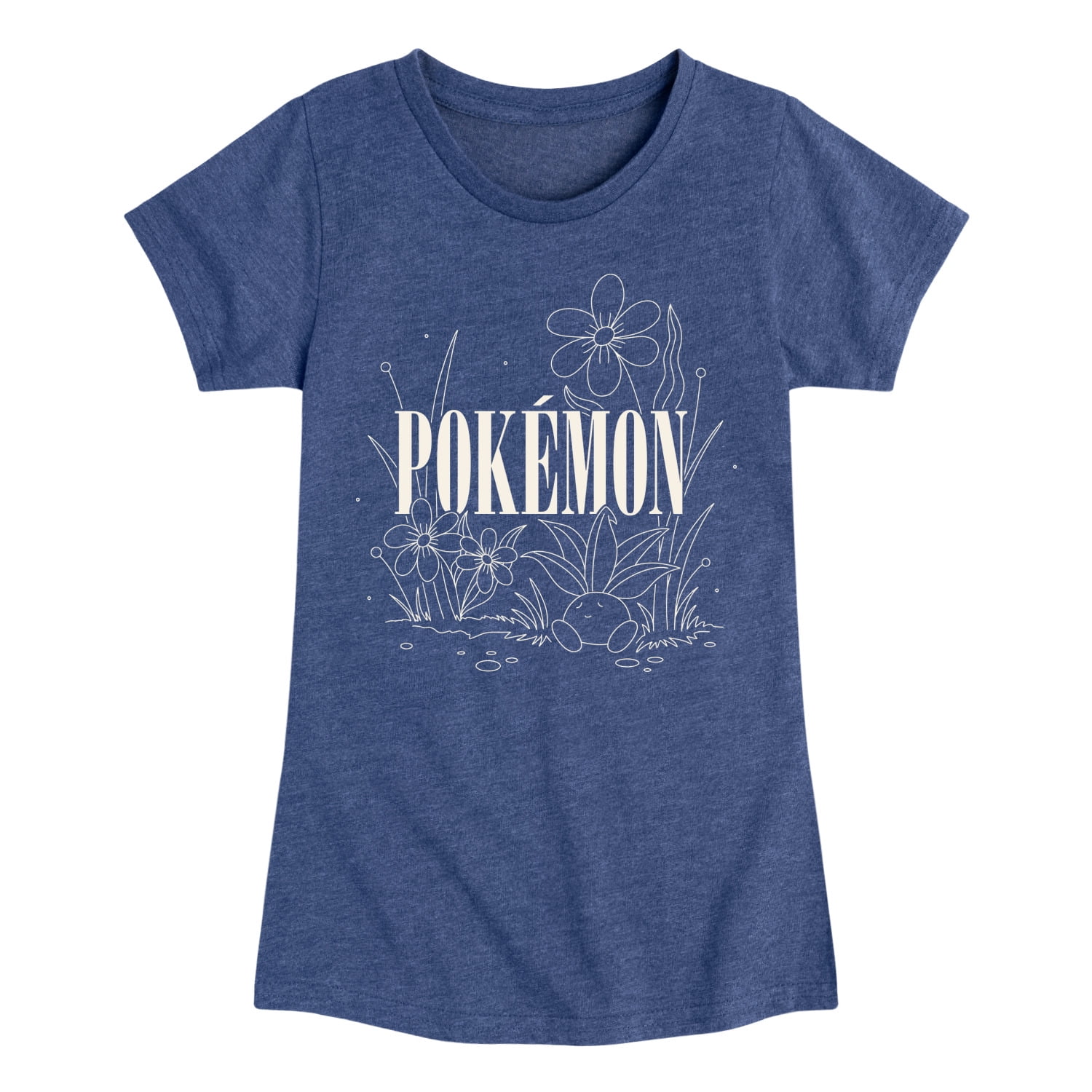 Pokémon - Botanical Oddish Pokemon - Girls Toddler And Youth Fitted ...