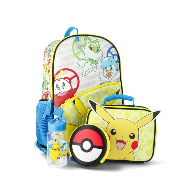 Pokémon Boys Backpack Set with Bonus Card Pack, 5-Piece - Walmart.com