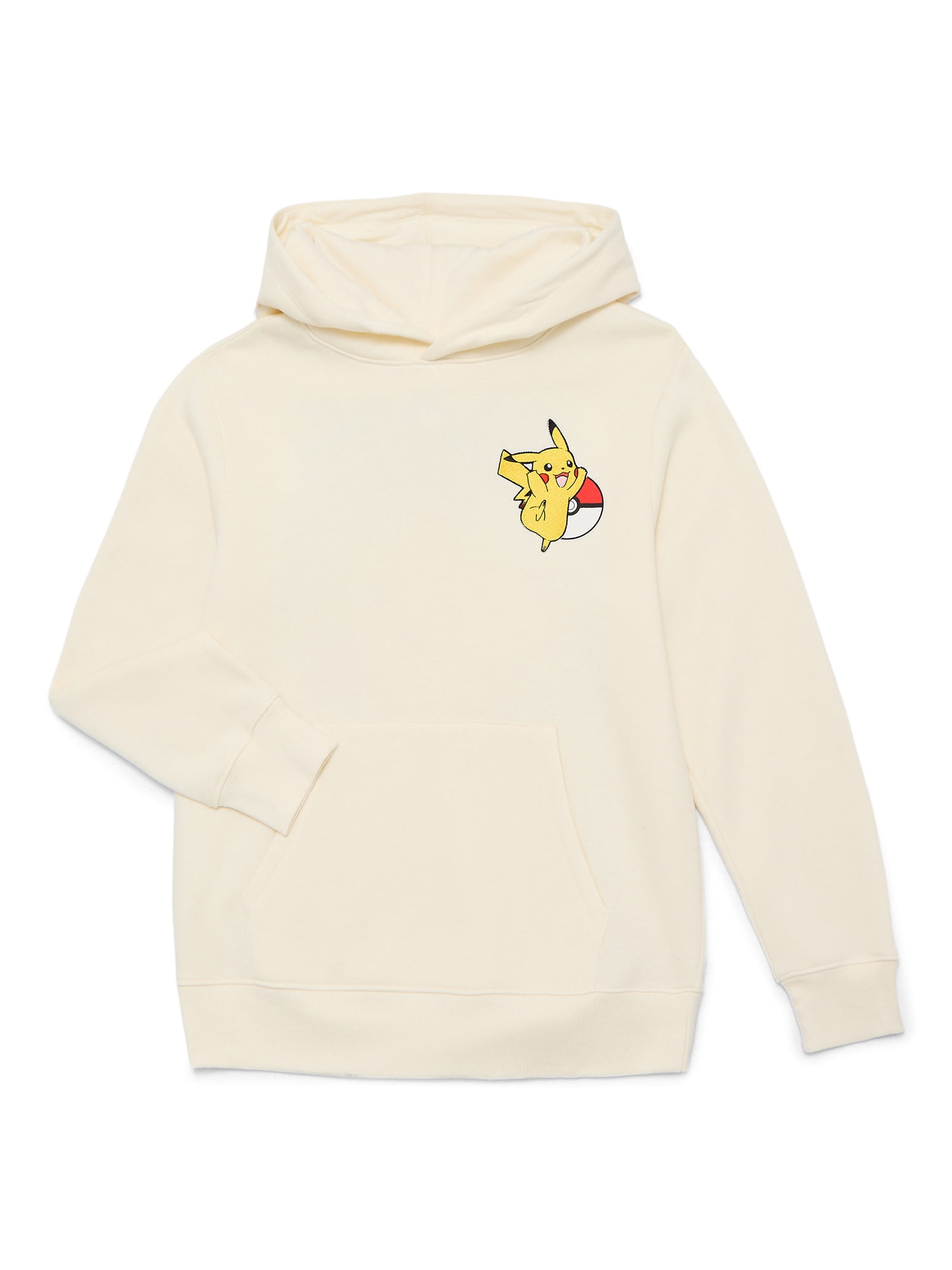 Pokémon, Boys' & Big Boys' Graphic Hoodie, Pika Pika Pokeball, Sizes 4 ...