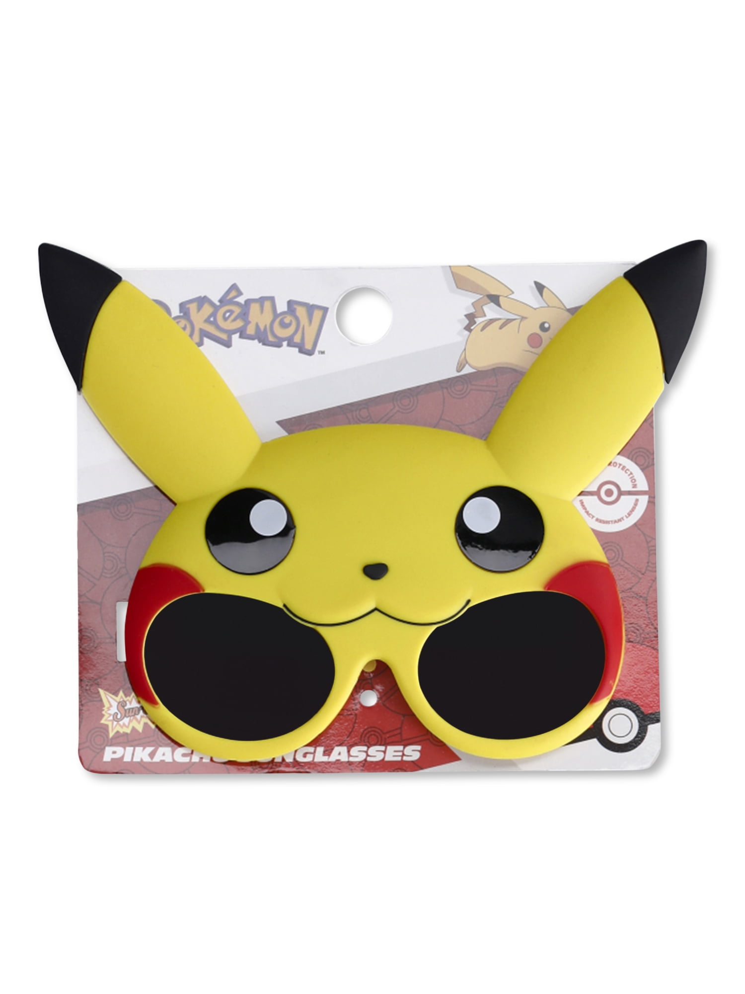 Pokémon Boys Pikachu Face Sunglasses with UV Protection - Walmart.com