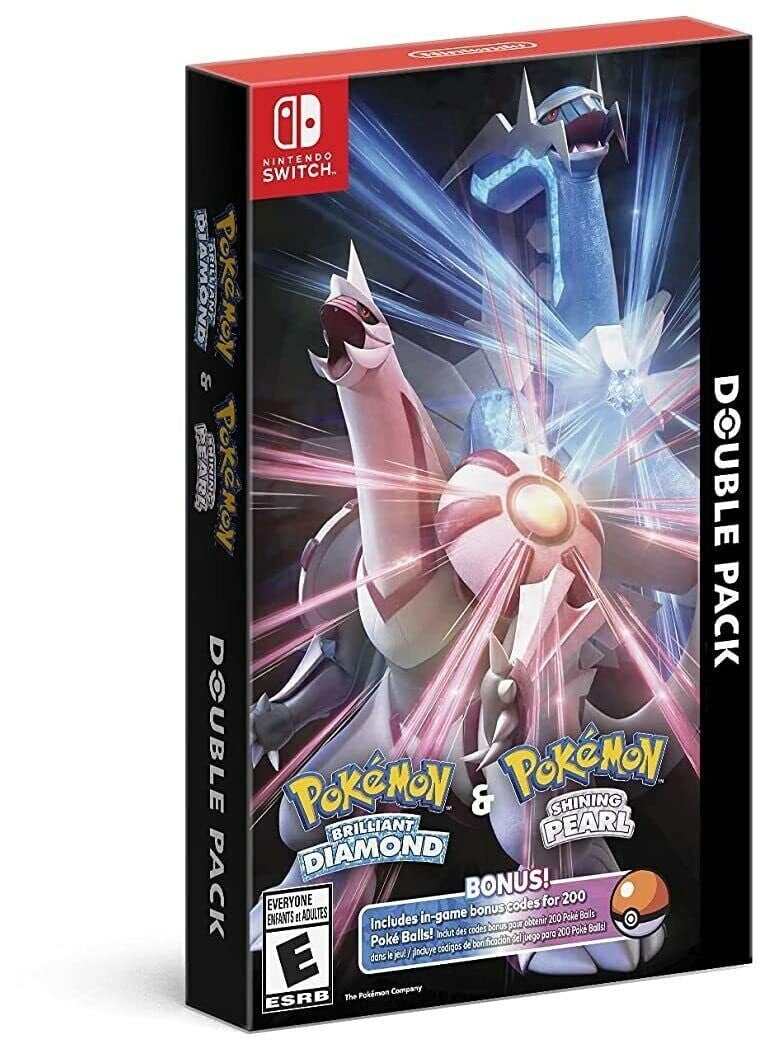Pokemon Brilliant Diamond and Shining Pearl Double Pack, Nintendo ...