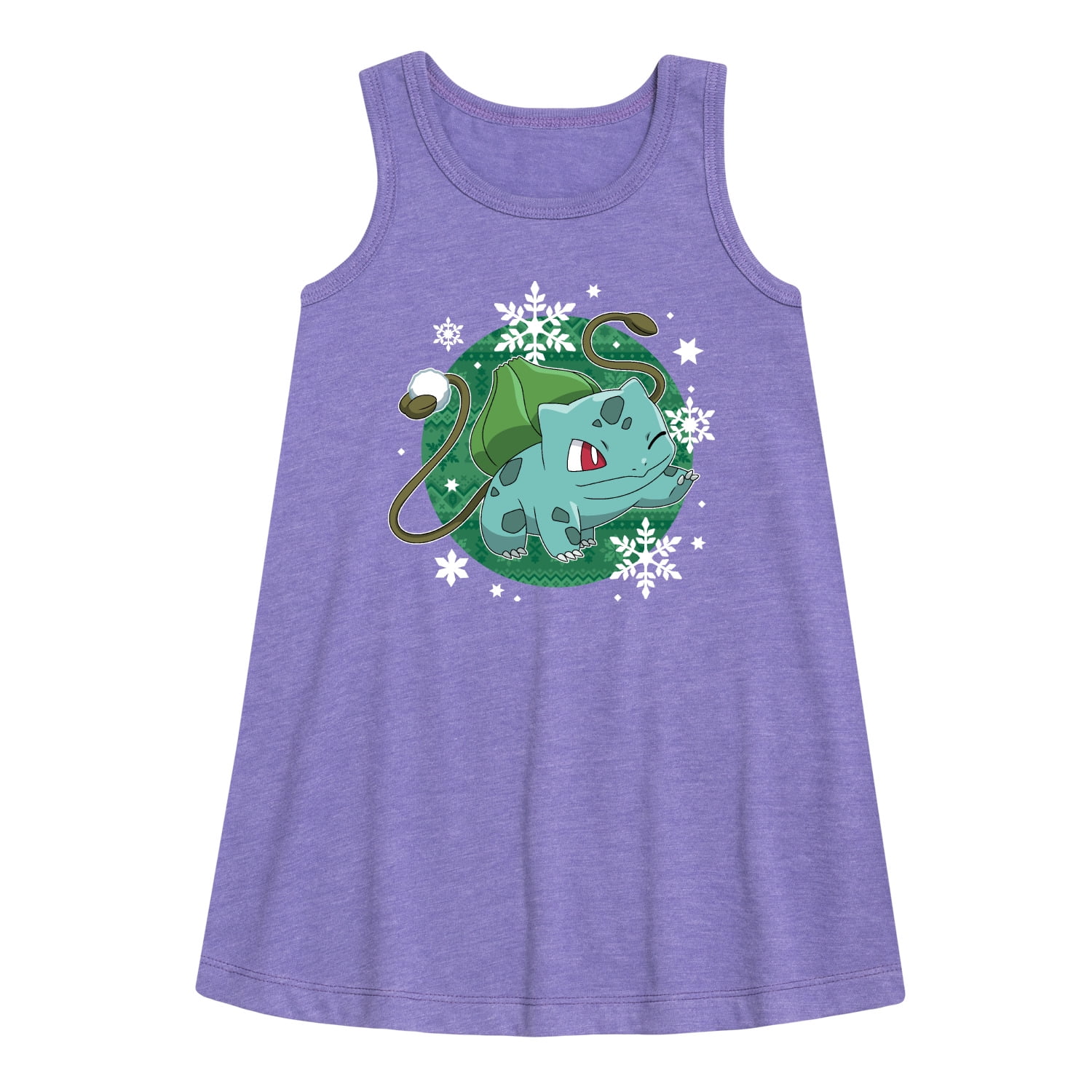 Pokémon - Bulba Pattern - Youth Girls A-line Dress - Walmart.com