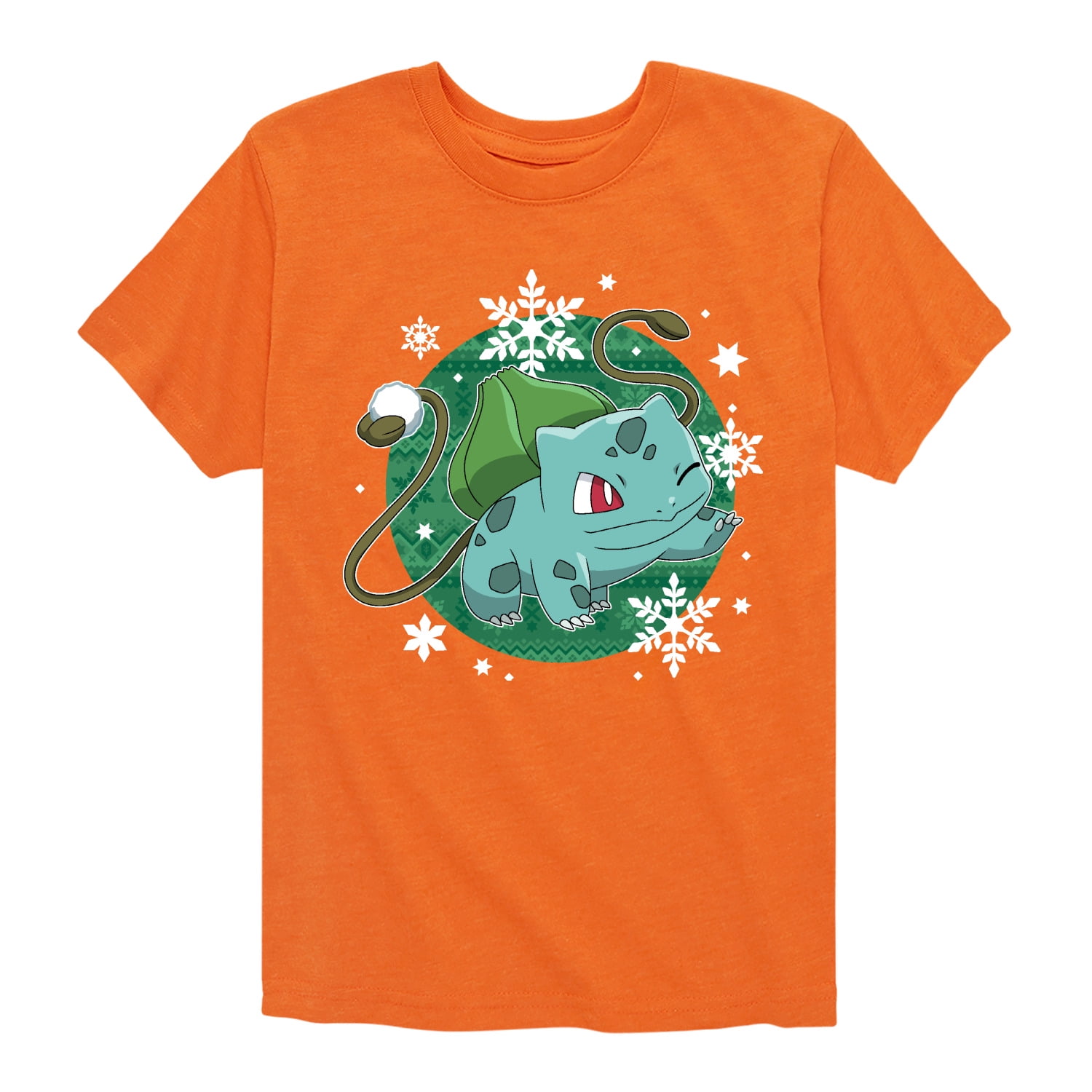Pokémon - Bulba Pattern - Youth Short Sleeve Graphic T-Shirt - Walmart.com