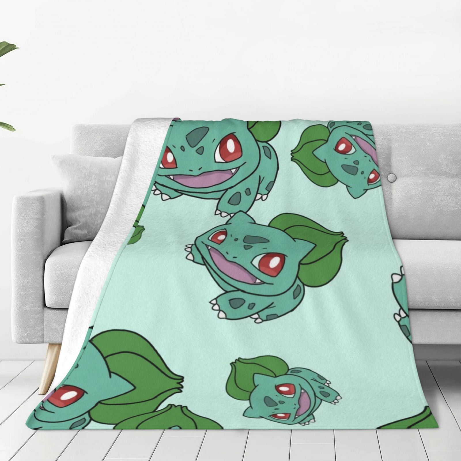 Pokémon Bulbasaur Blanket Cartoon Blanket Home Cute Blankets for Sofa ...