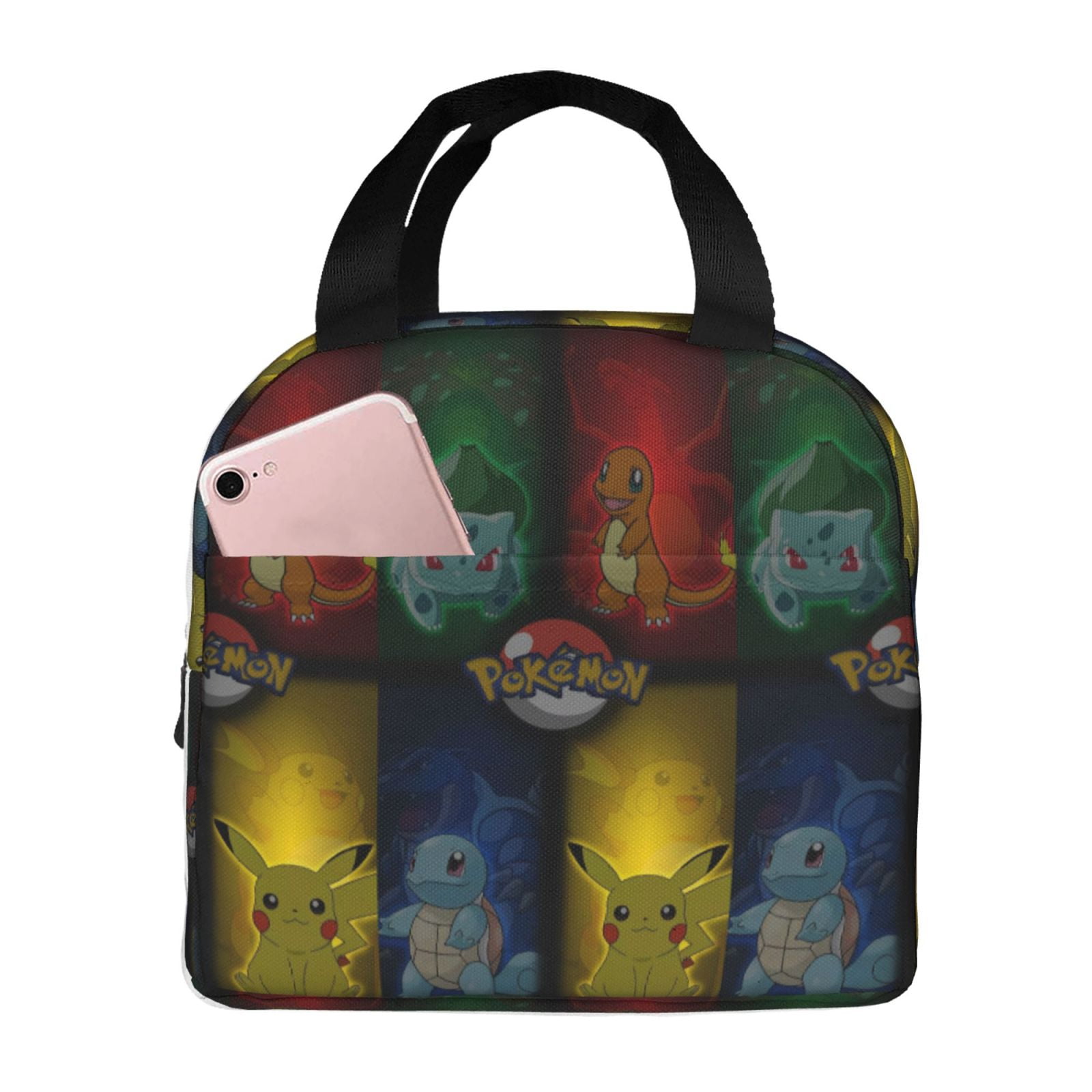 Pokémon Bulbasaur Charmander Squirtle Lunch Box for Men/Women,Insulated ...