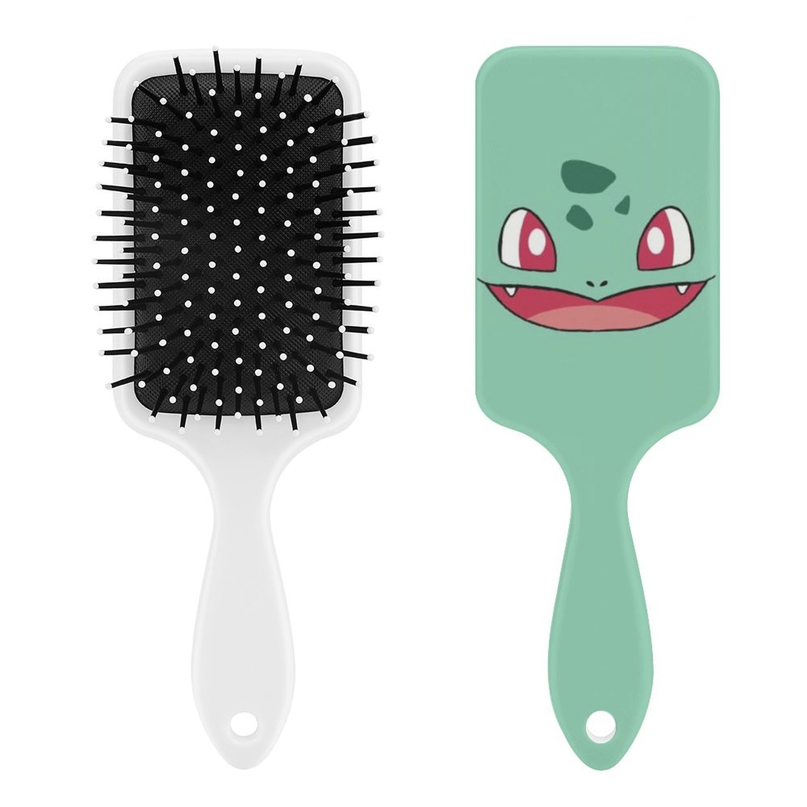 Pokémon Bulbasaur Face Air Cushion Detangling Paddle Brush with Ball ...