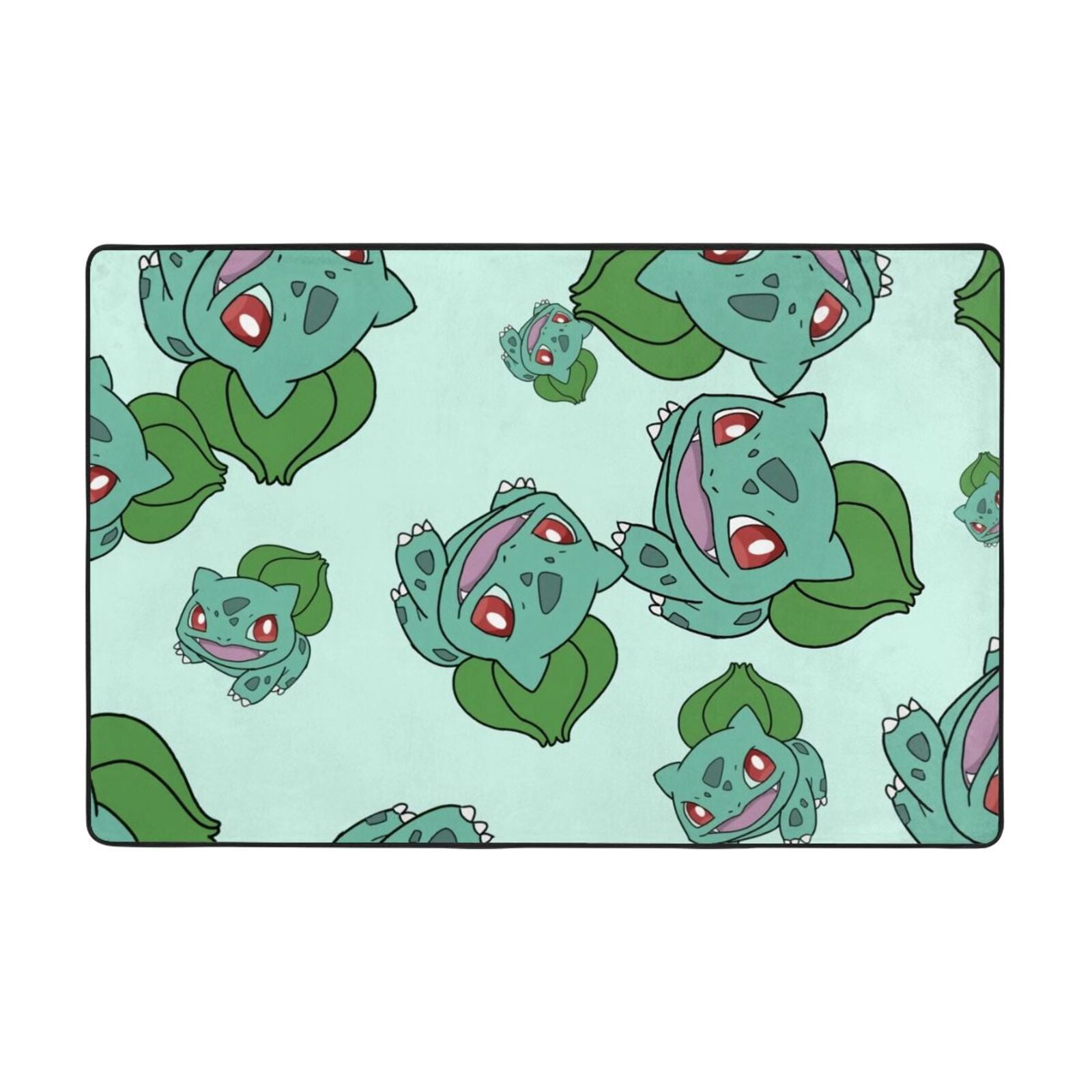 Pokémon Bulbasaur Gamer Rug Room Non-Slip Gaming Rug Cool Graffiti ...