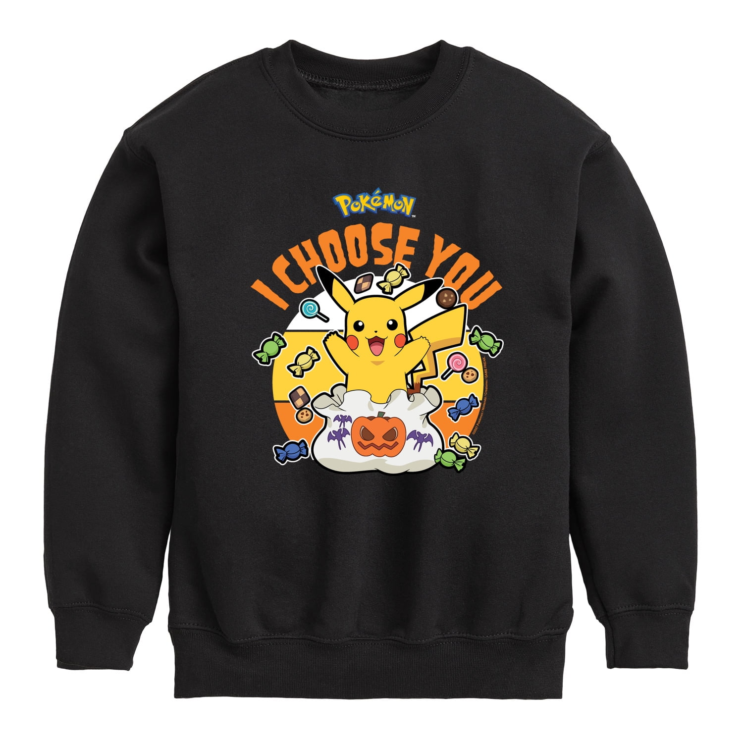 Pokémon - Candy I Choose You - Youth Crewneck Fleece Sweatshirt ...