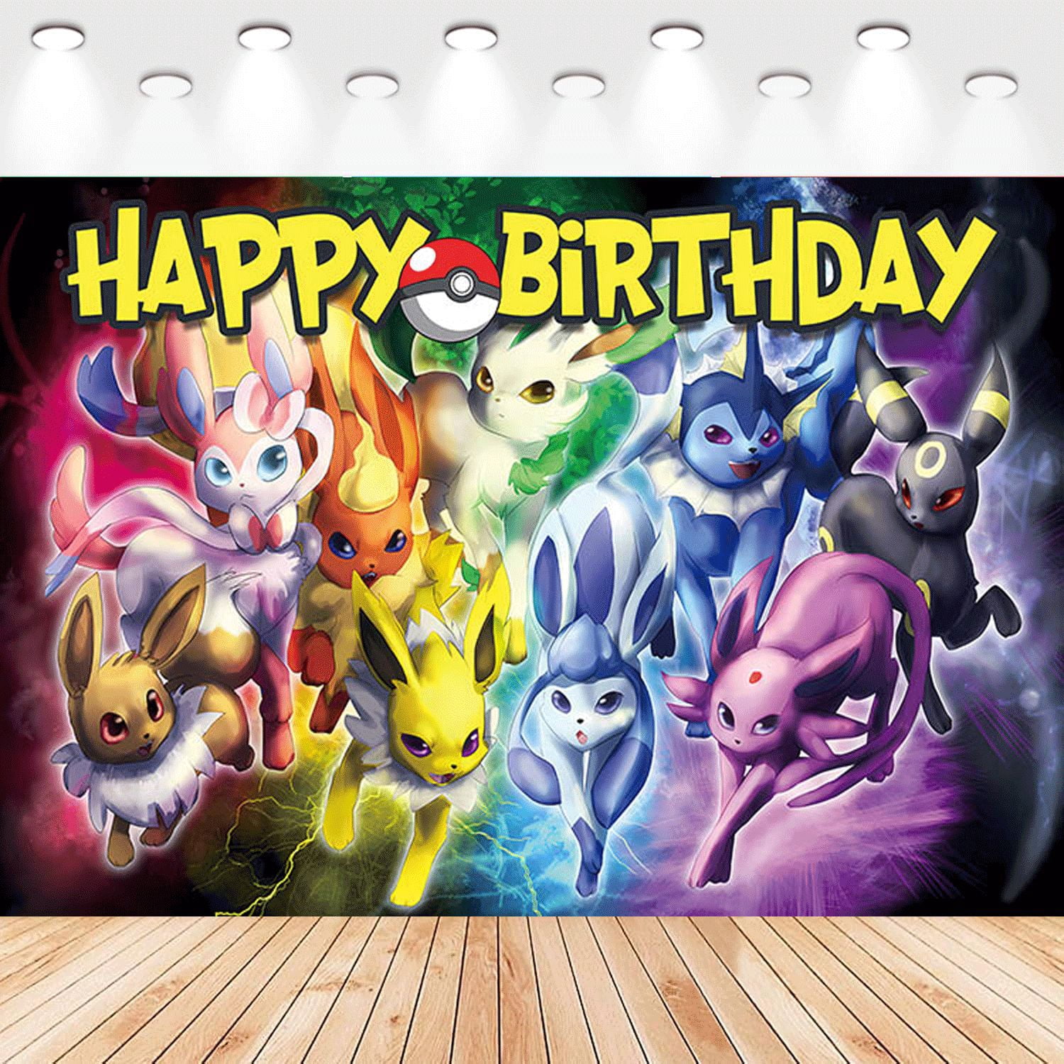 Pokémon Cartoon Birthday Party Decorations Supplies, Masks Party ...