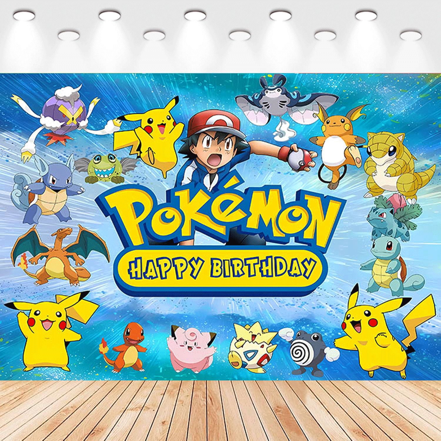 Pokémon Cartoon Birthday Party Decorations Supplies, Masks Party ...