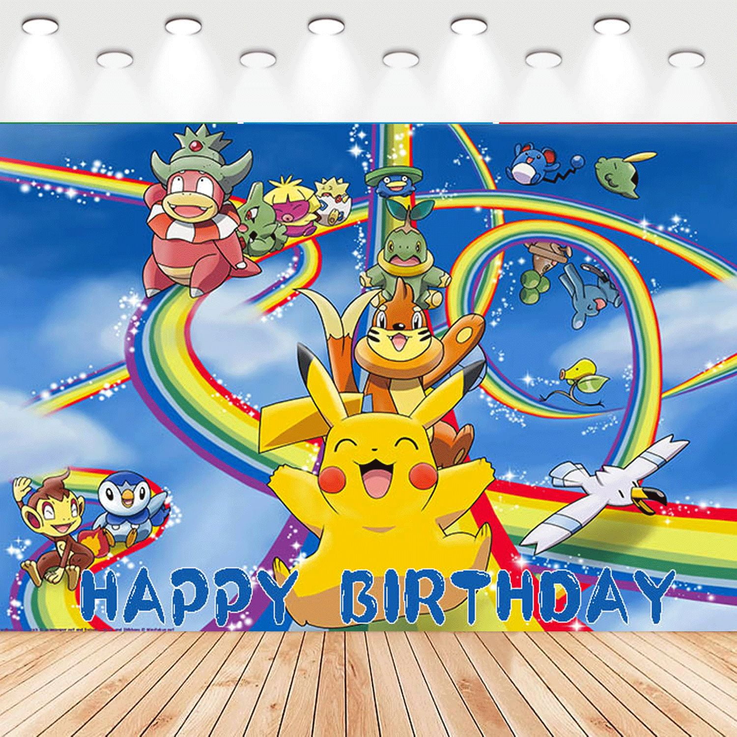 Pokémon Cartoon Birthday Party Decorations Supplies, Masks Party ...
