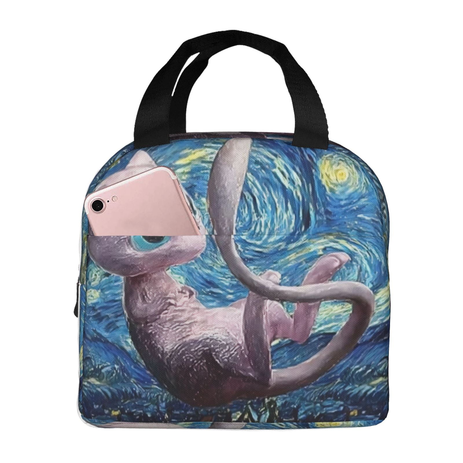 Pokémon- Celestial Mew & Mewtwo Moon Lunch Box,Lunch Bag,Insulated ...