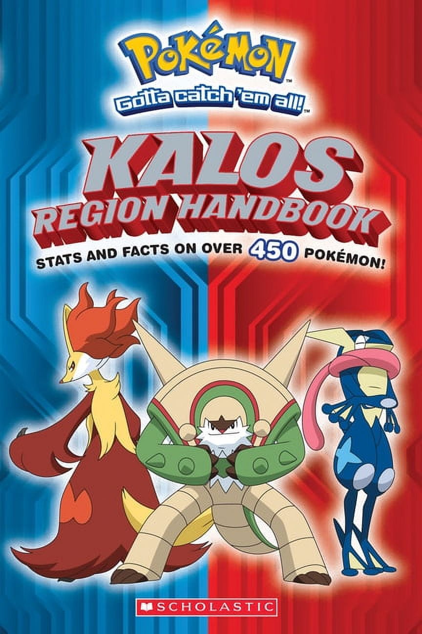 PokÃ©mon Chapter Books Kalos Region Handbook (PokÃ©mon), (Paperback ...