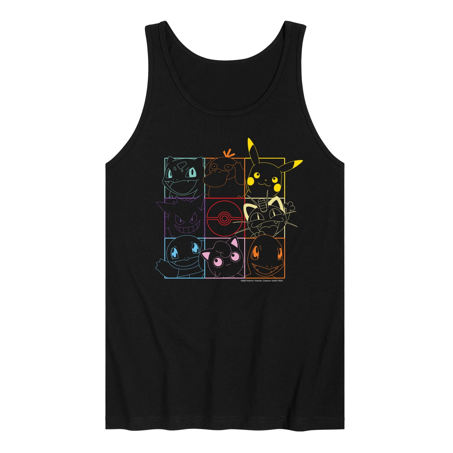Pokémon - Character Grid - Men's Jersey Tank Top - Walmart.com