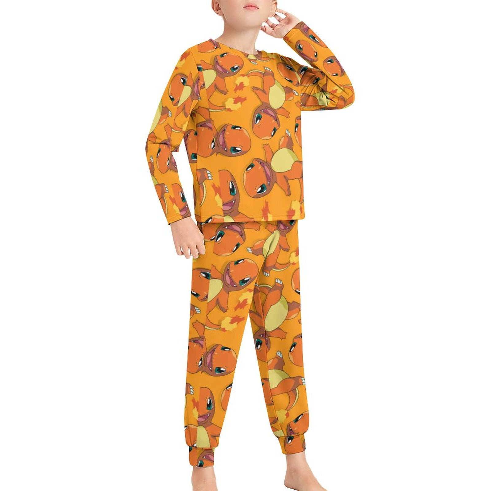 Pokémon Charizard Boys Pajamas for Toddler Clothes Set Planet Train ...