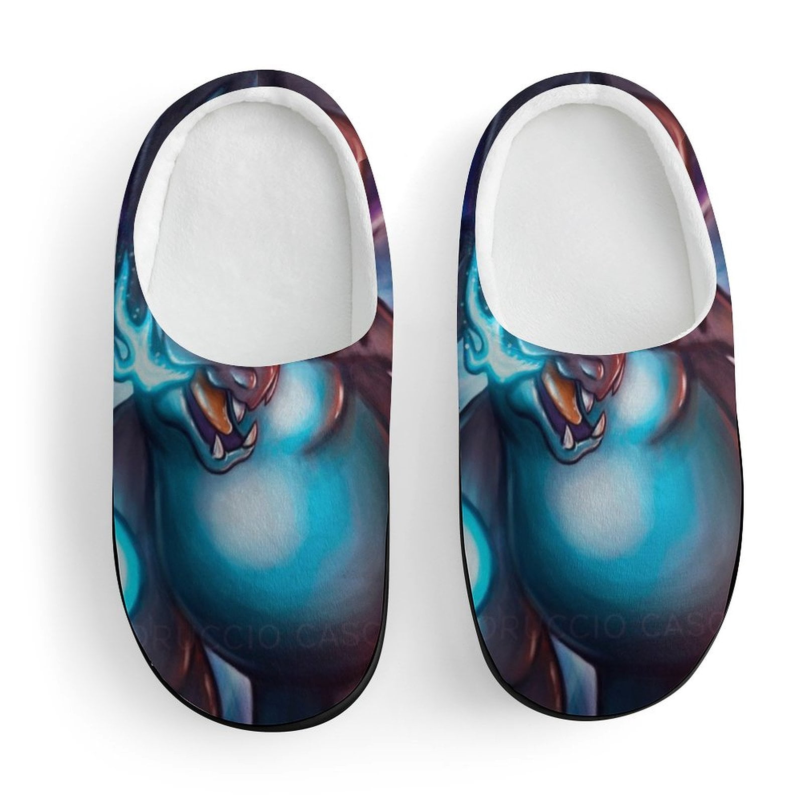 Pokémon Charizard Cotton Slippers Unisex Slip-On Plush Slippers Non ...