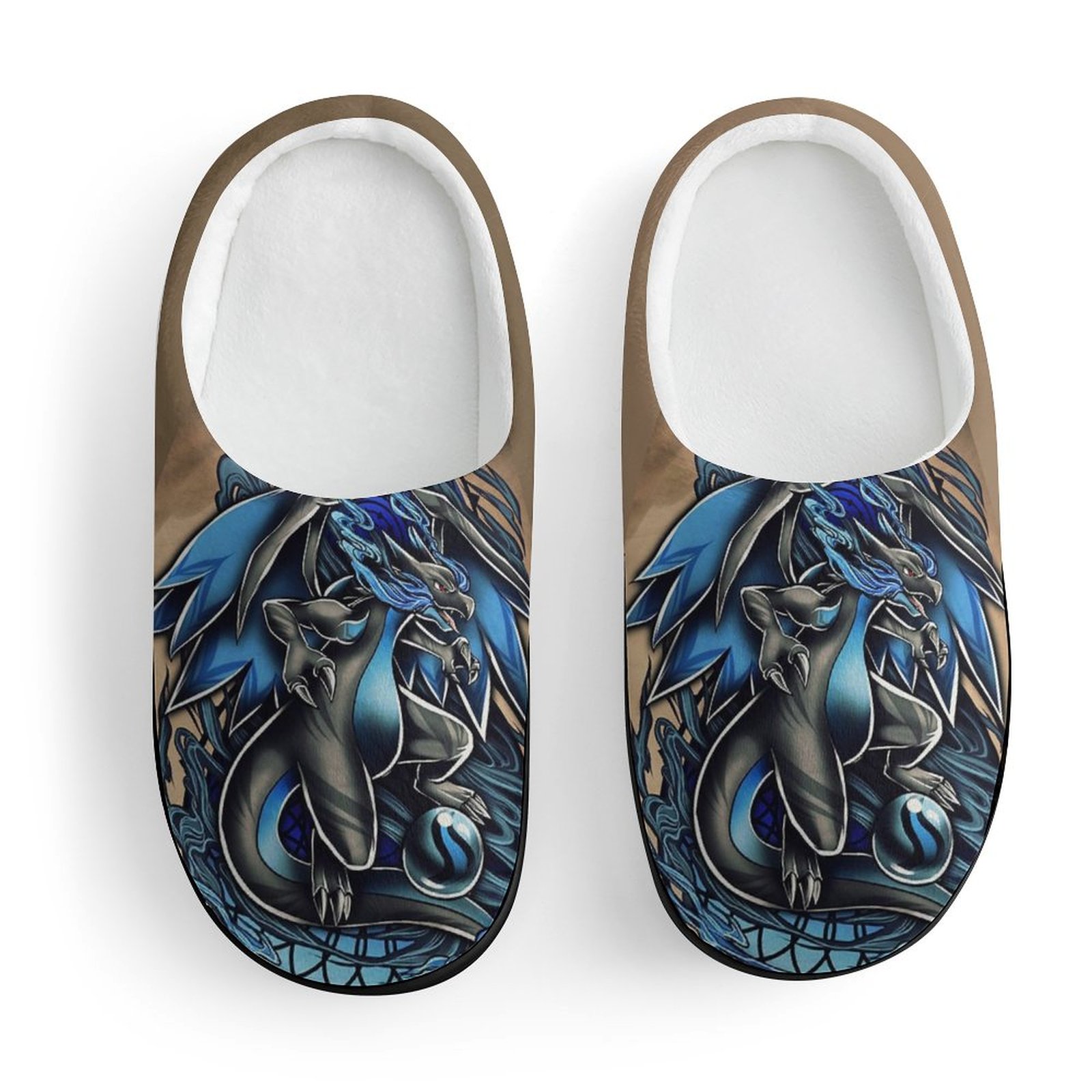 Pokémon Charizard Cotton Slippers Unisex Slip-On Plush Slippers Non ...
