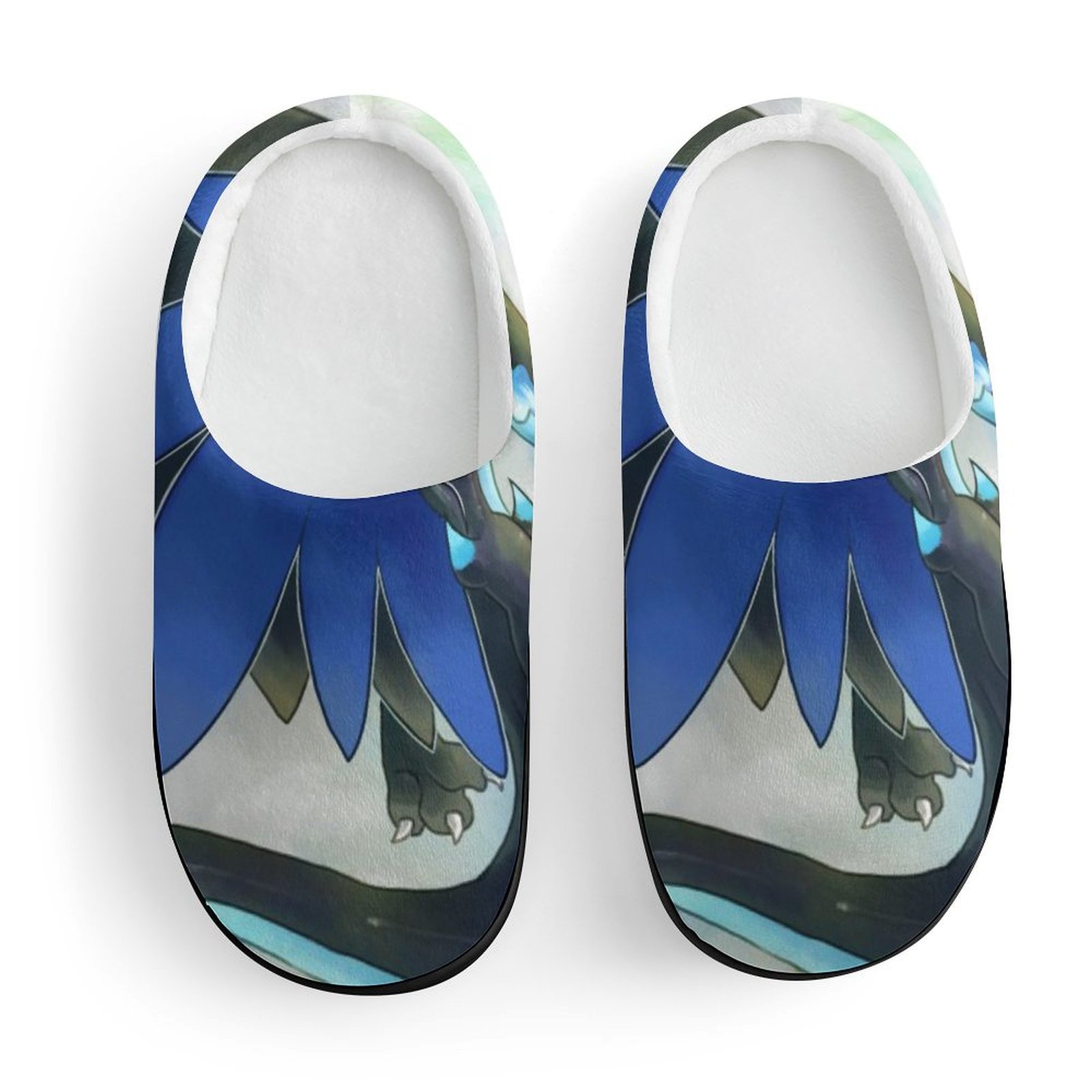 Pokémon Charizard Cotton Slippers Unisex Slip-On Plush Slippers Non ...