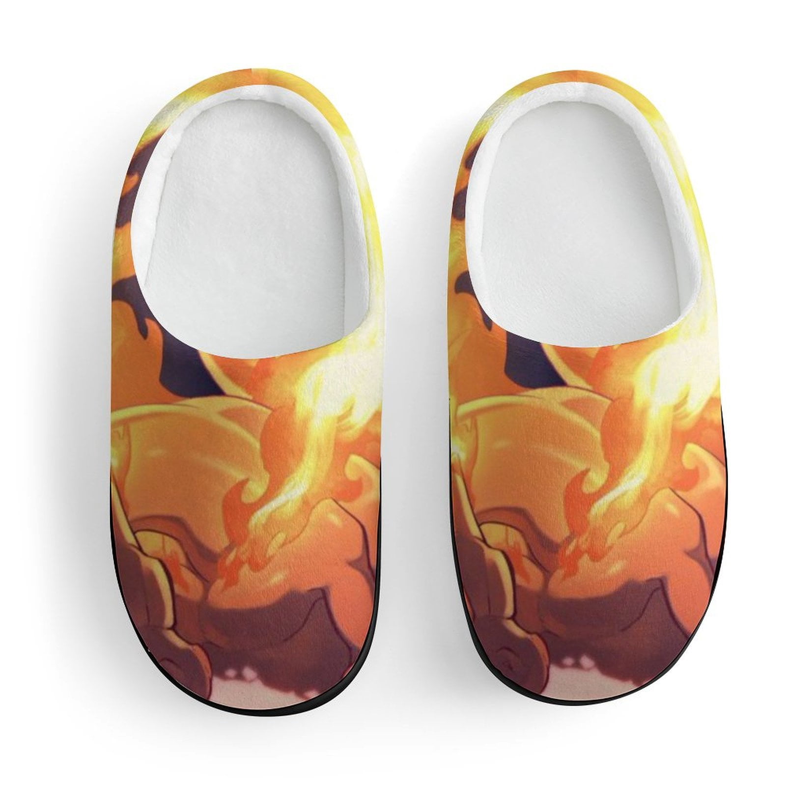 Pokémon Charizard Cotton Slippers Unisex Slip-On Plush Slippers Non ...