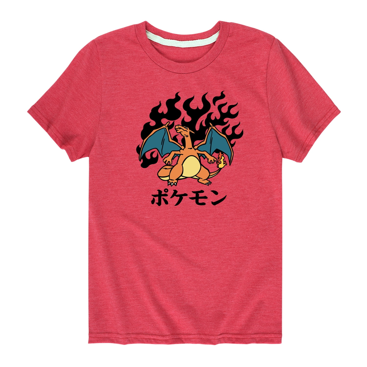 Pokémon - Charizard Flash Fire - Youth Short Sleeve Graphic T-Shirt ...
