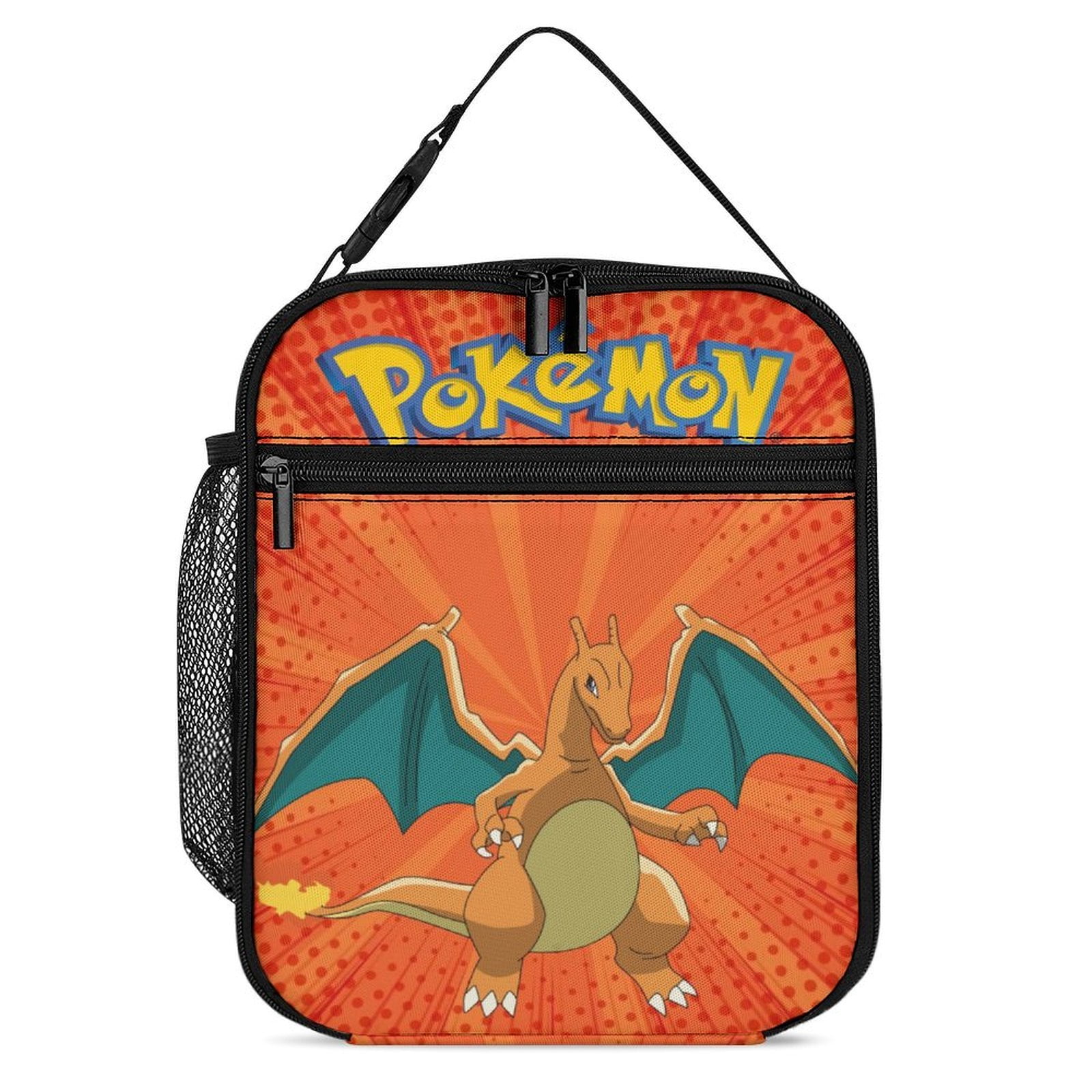 Pokémon Charizard69 Custom Text Lunch Bag With Satchel Shoulder Strap ...