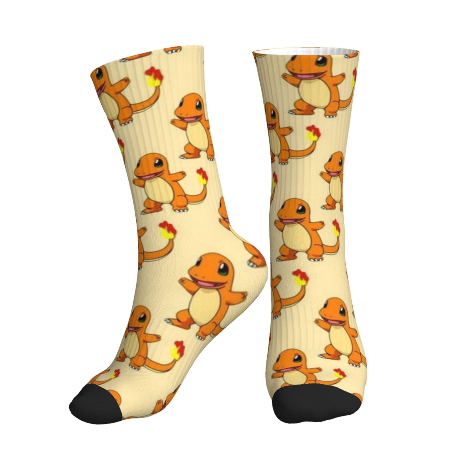 Pokémon Charmander 3 Crew Socks, Funky Silky Comfort Socks For Men Women Teens, Perfect Unisex ...