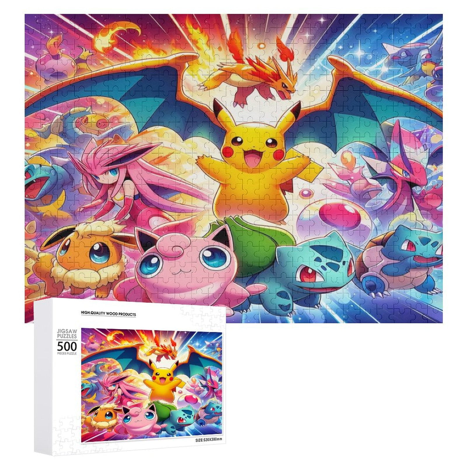 Pokémon-Charmander Charizard Squirtle Bulbasaur Puzzles,Puzzles for ...