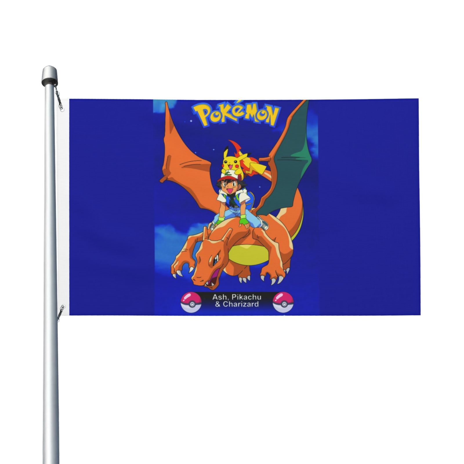 Pokémon - Charmander Evolutio 3x5ft Face Flag Fade Proof Holiday Fall ...