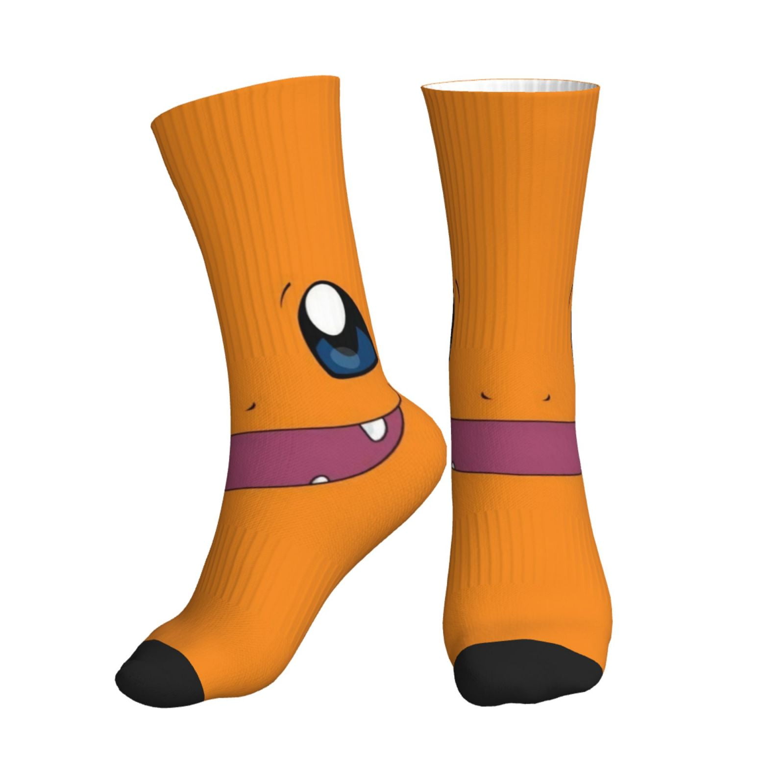Pokémon Charmander Face Crew Socks, Funky Silky Comfort Socks For Men Women Teens, Perfect ...