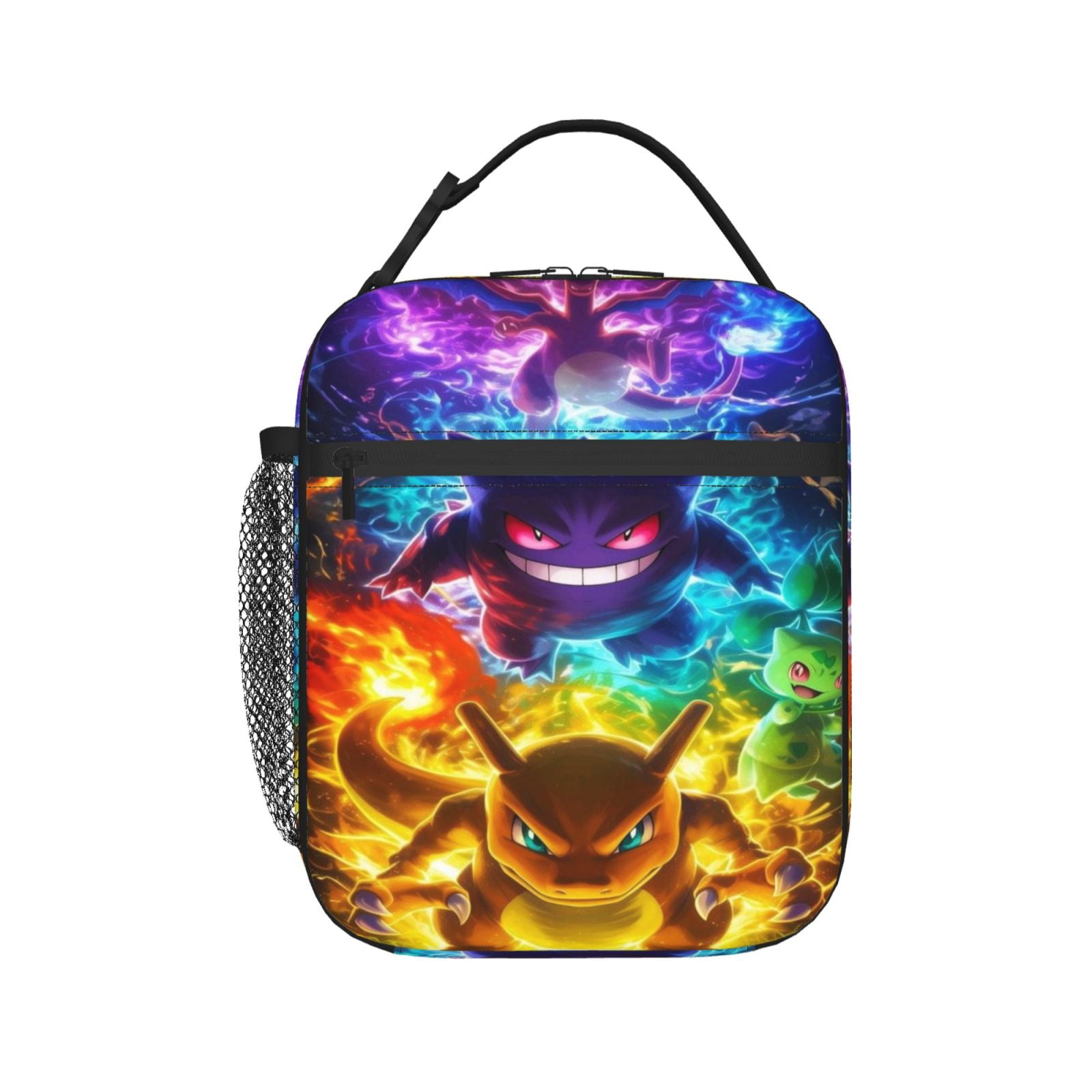 Pokémon Charmander Squirtle Bulbasaur Gengar Smiley Lunch Box for Women ...