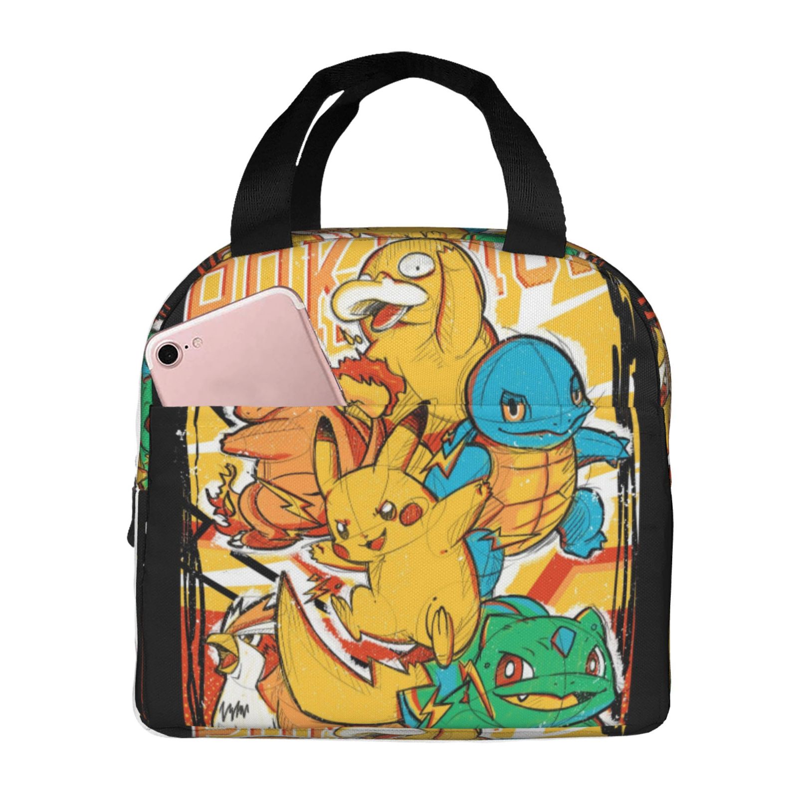 Pokémon- Charmander Squirtle Bulbasaur Lunch Box,Lunch Box for Men ...