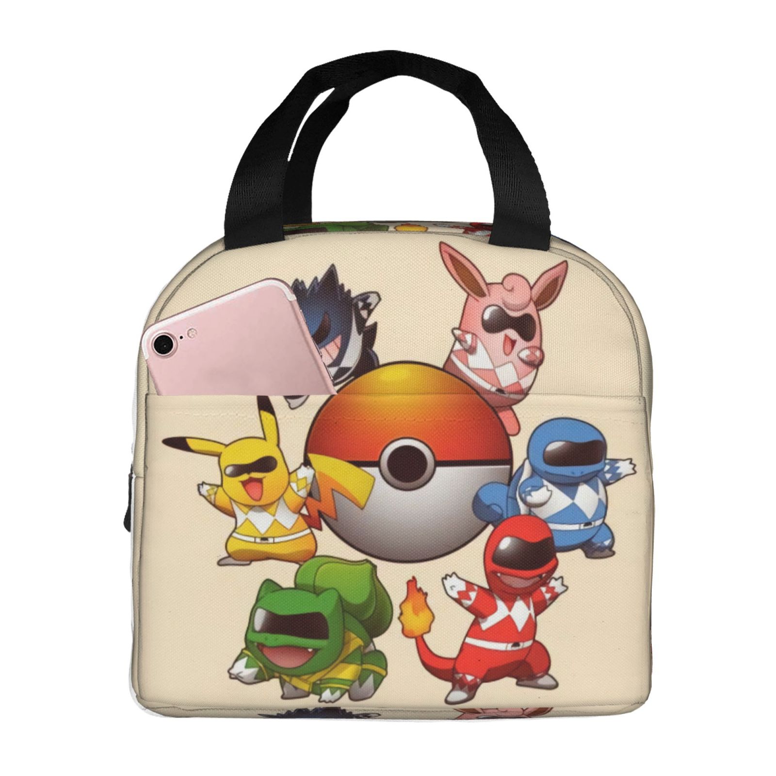 Pokémon- Charmander Squirtle Bulbasaur Lunch Box for Women & Men Adult ...
