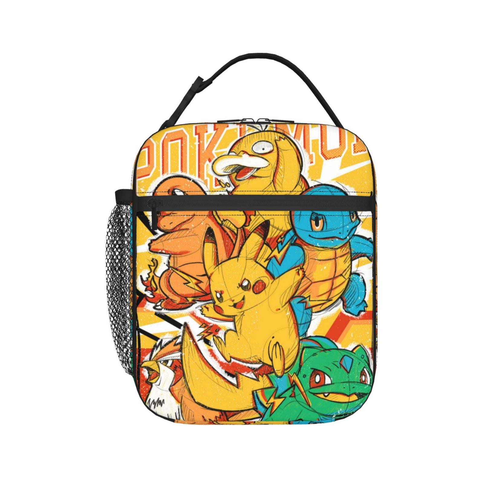 Pokémon- Charmander Squirtle Bulbasaur Lunch Box for Women Men,Lunch ...
