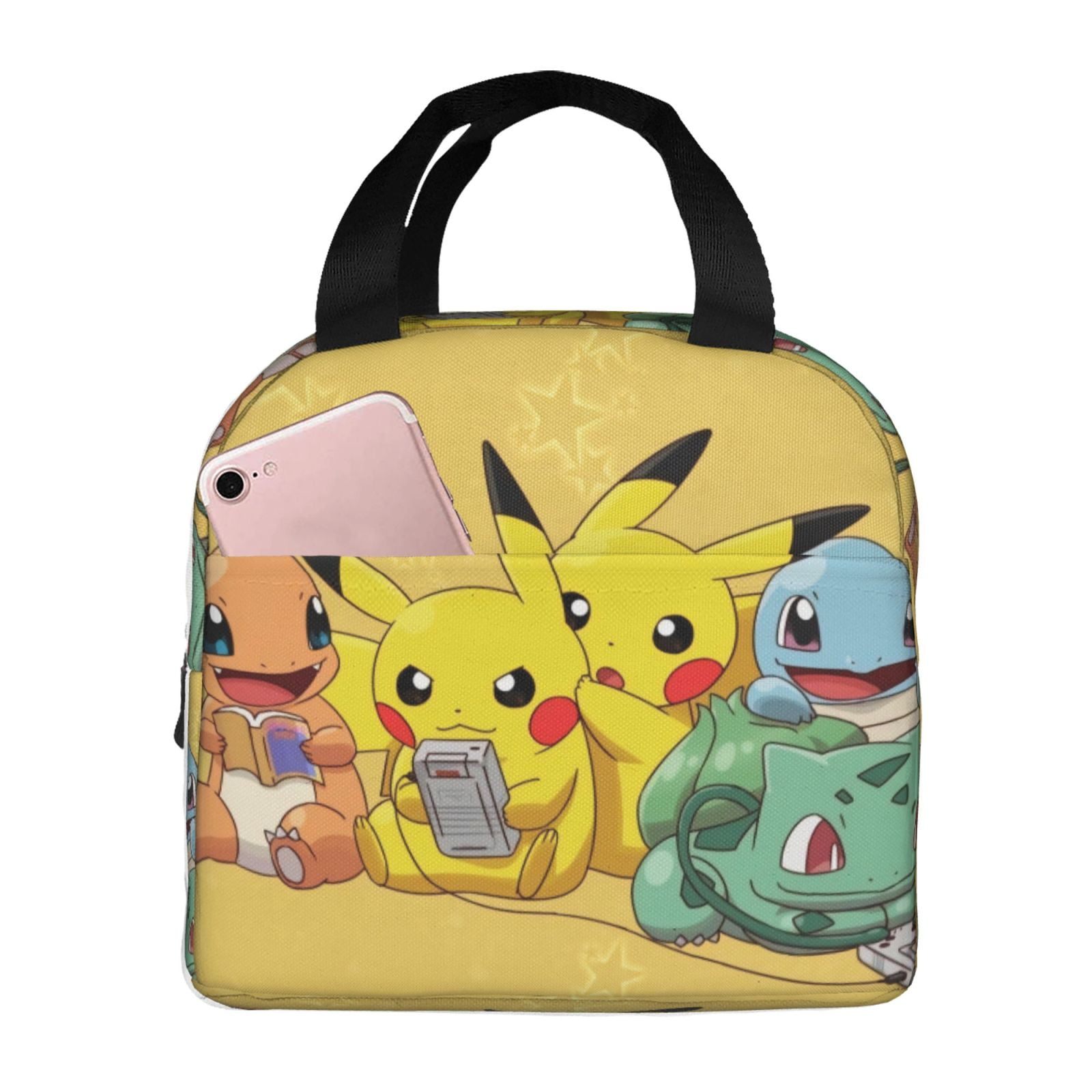 Pokémon Charmander Squirtle Bulbasaur Lunch Box for Women Men,Lunch Bag ...