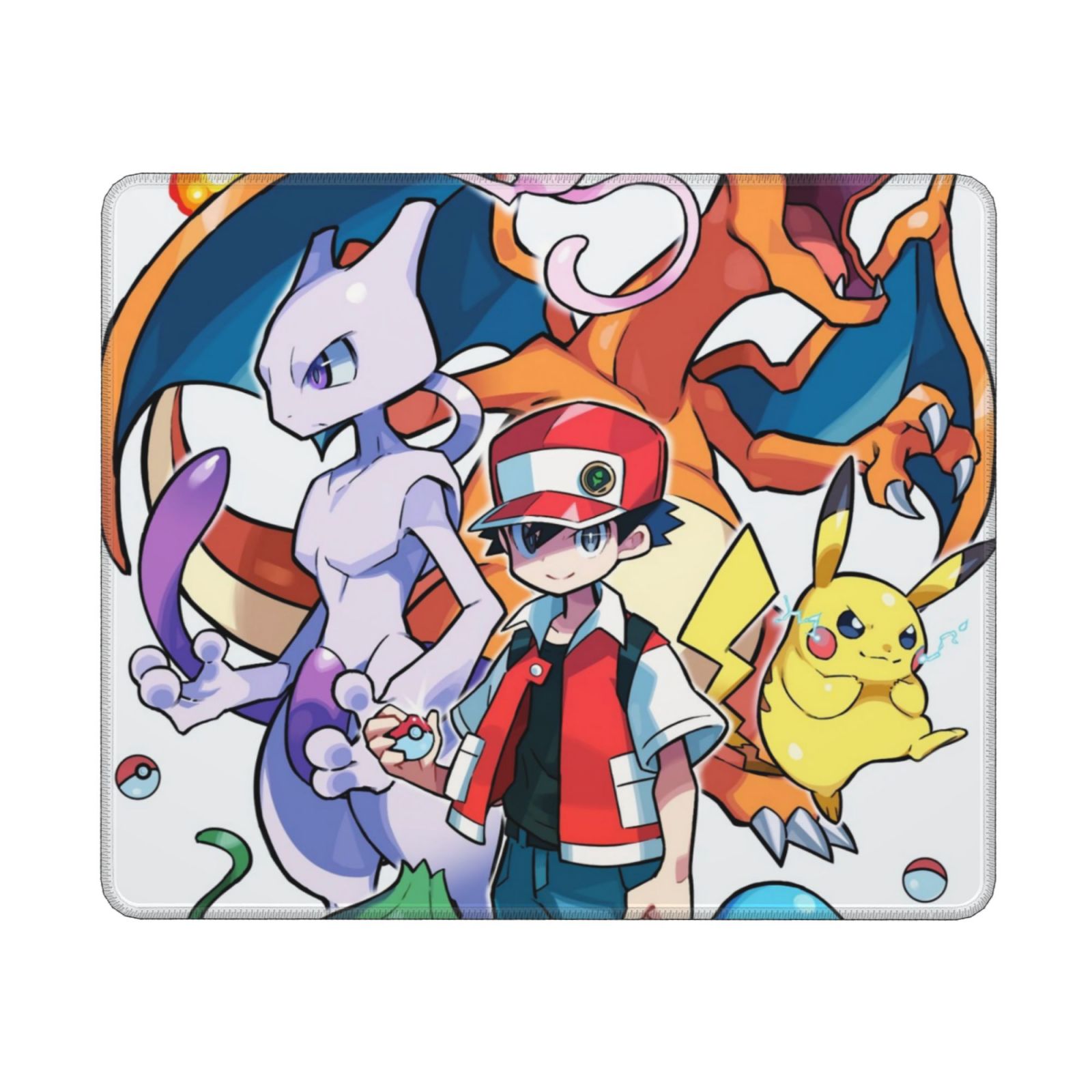 Pokémon-Charmander Squirtle Bulbasaur Mewtwo Mouse Pad,Extended Contour ...
