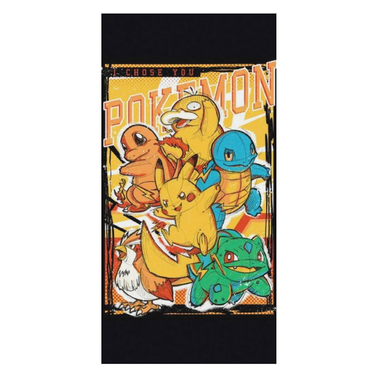 Pokémon- Charmander Squirtle Bulbasaur Oversized Beach Towels, Pool ...