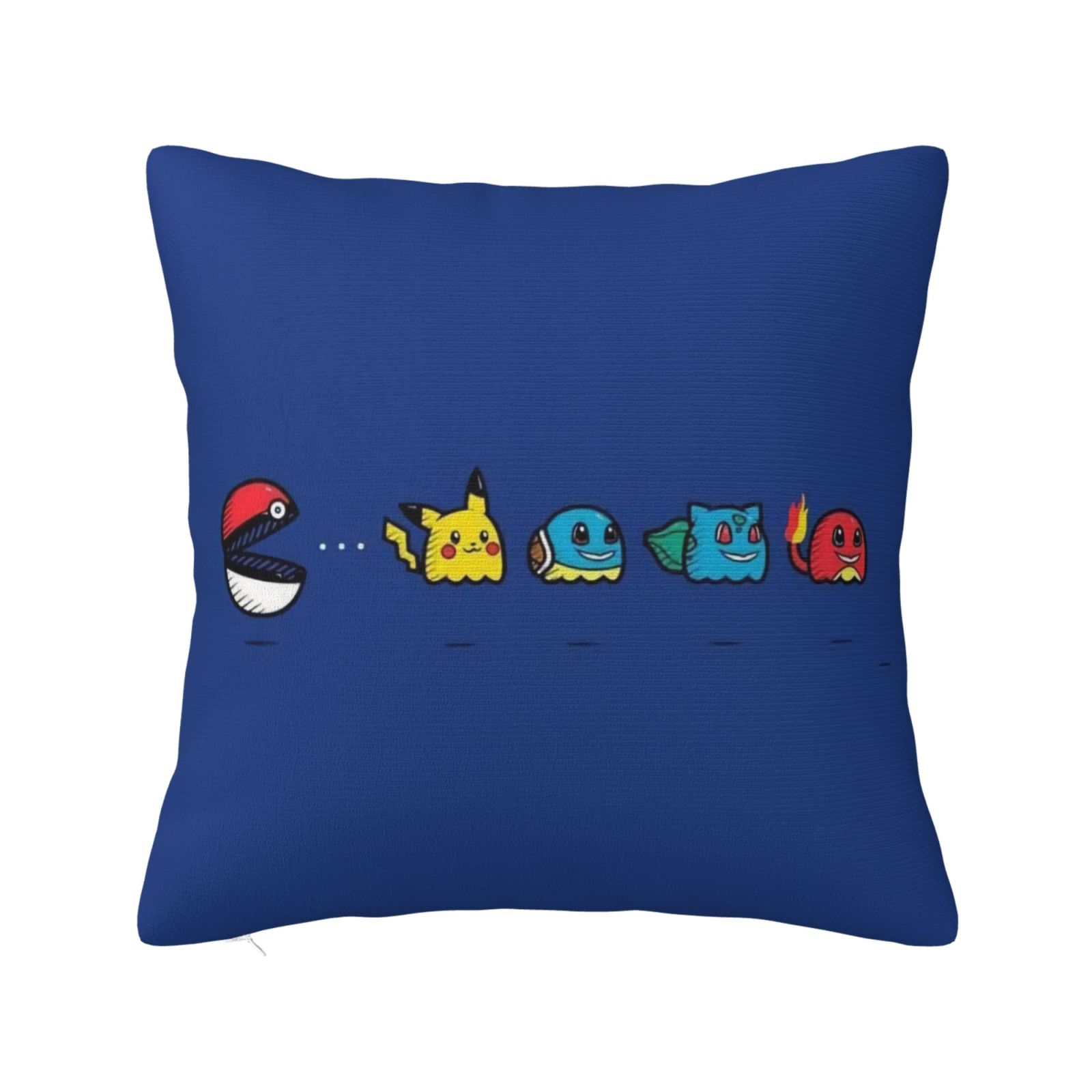 Pokémon- Charmander Squirtle Bulbasaur Throw Pillow Covers 16x16 Inch ...