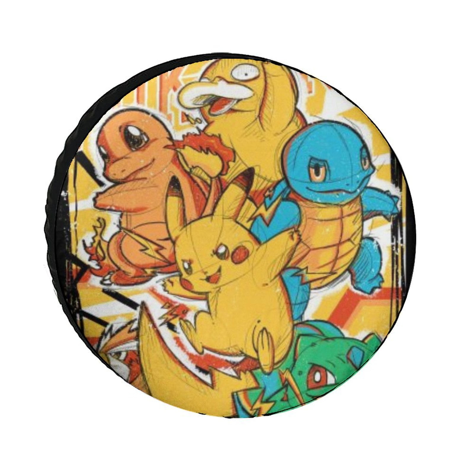 Pokémon- Charmander Squirtle Bulbasaur Waterproof Oxford Tire Covers ...