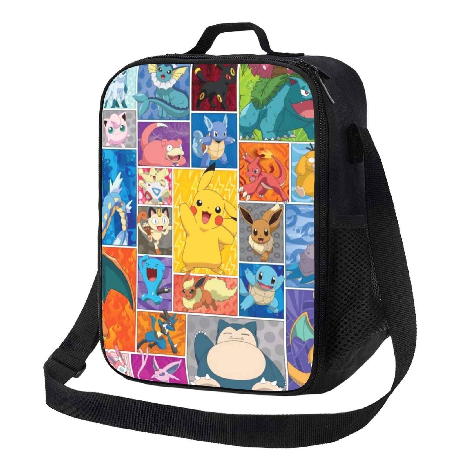 Pokémon- Charmander Squirtle Bulbasaur5579 Crossbody Lunch Bag Portable ...