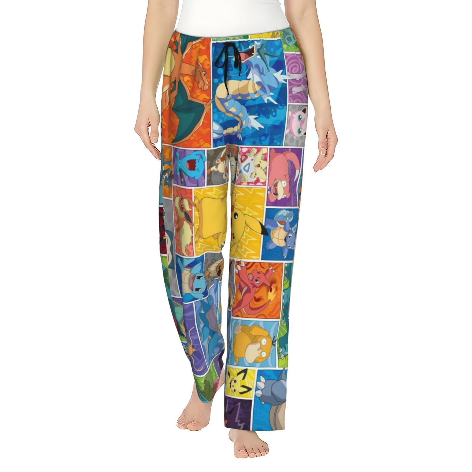 Pokémon- Charmander Squirtle Bulbasaur5579 Women'S Pajama Pants，Soft ...