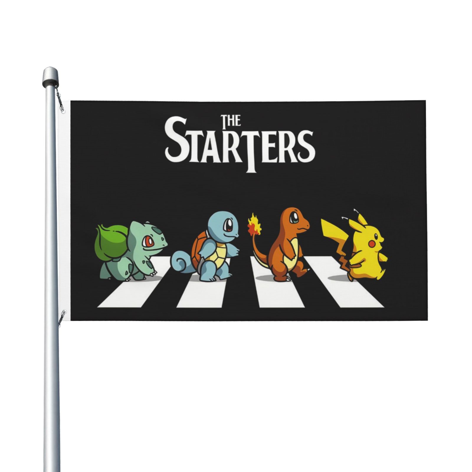 Pokémon- Charmander Squirtle Bulbasaur584 3x5ft Face Flag Fade Proof ...