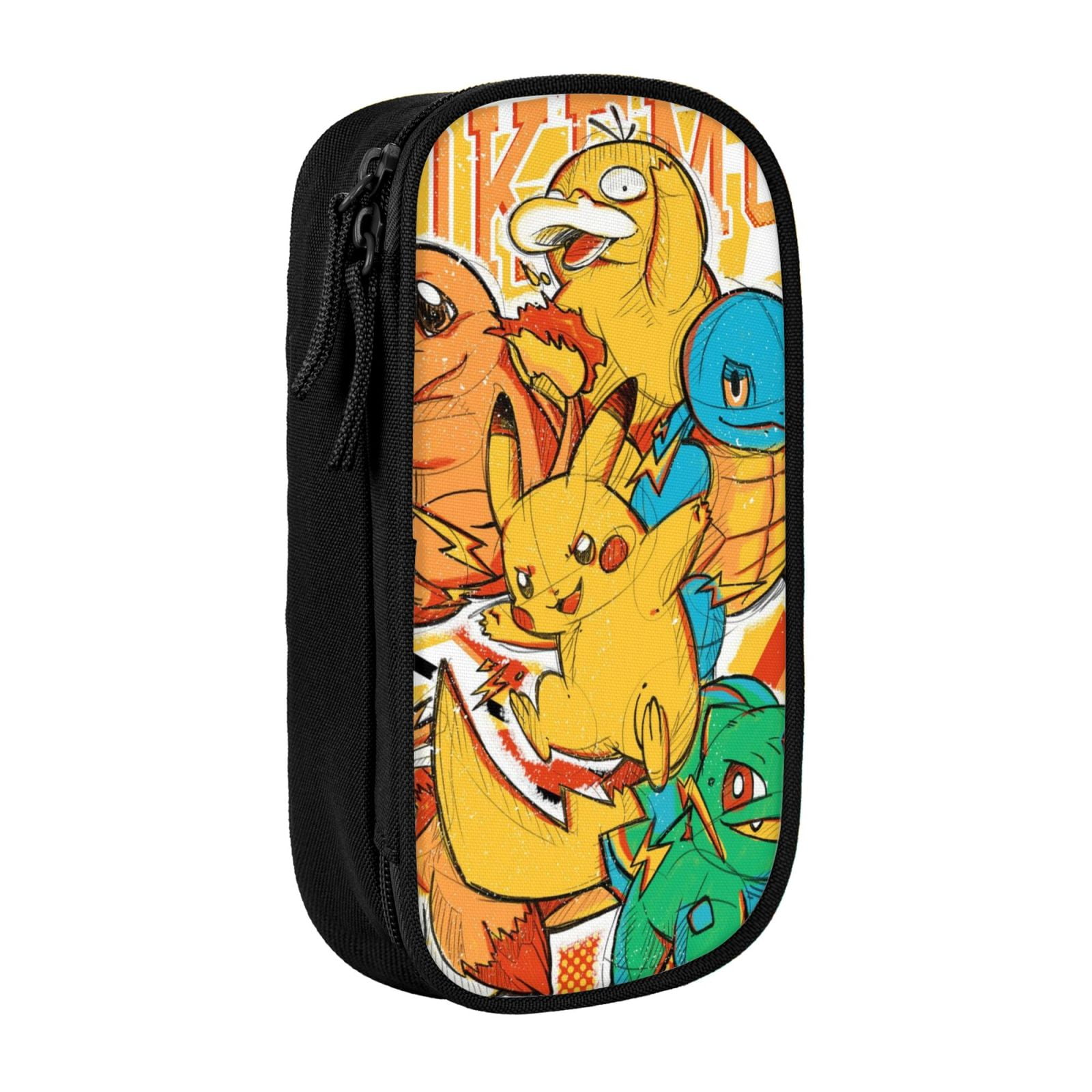 Pokémon- Charmander Squirtle Bulbasaur658 Double Layer Large Capacity ...
