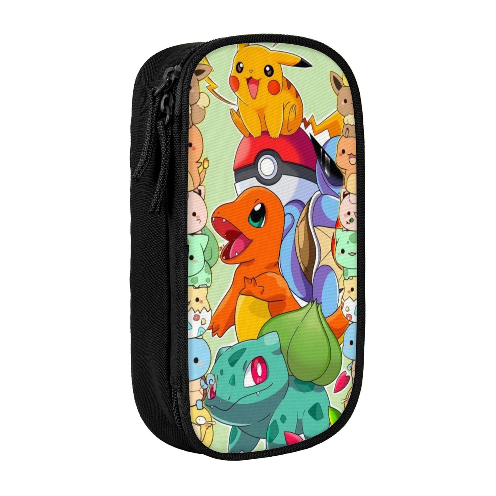 Pokémon- Charmander Squirtle Bulbasaur695 Double Layer Large Capacity ...