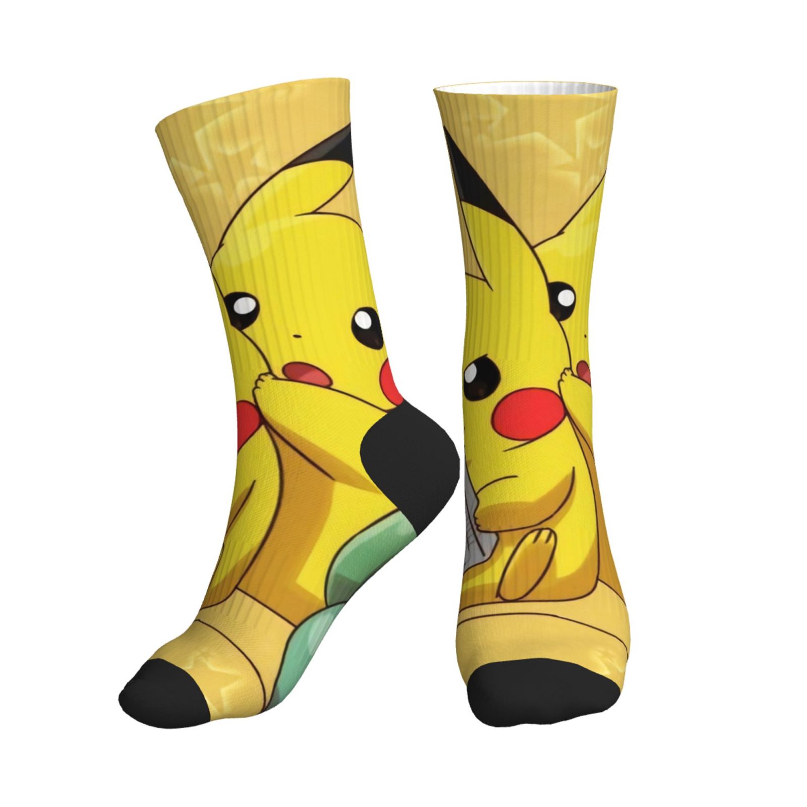 Pokémon Charmander Squirtle Bulbasaur95 Crew Socks, Funky Silky Comfort Socks For Men Women ...